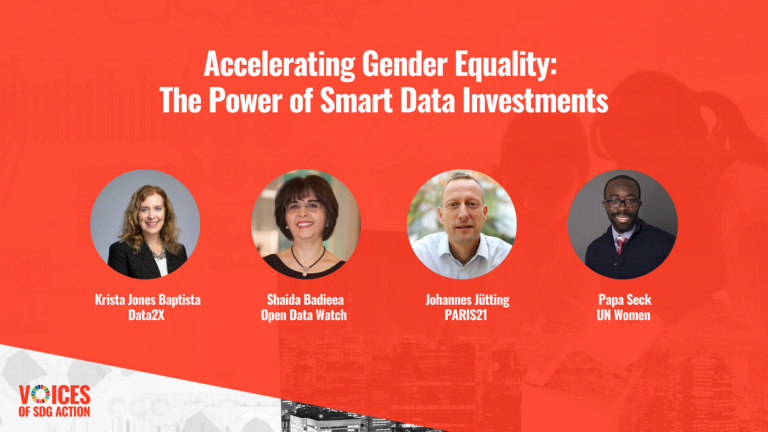 Accelerating Gender Equality: The Power of Smart Data Investments - Data2X